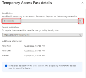Enable Web Sign-in with Temporary Access Pass - Ruian's Tech ...